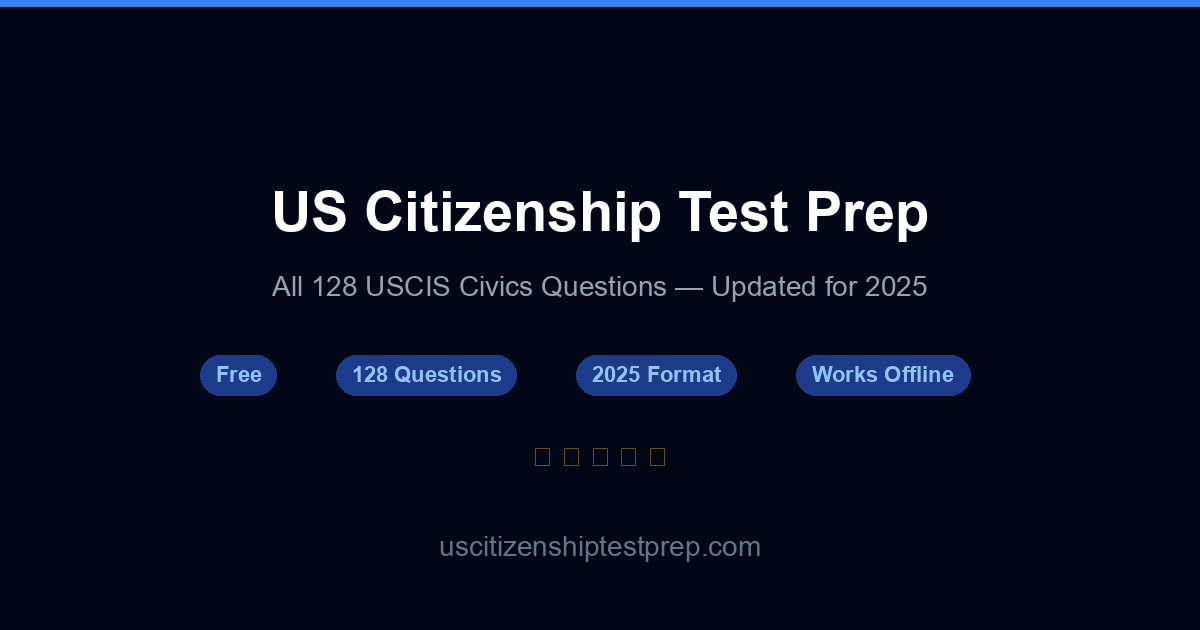 65/20 Citizenship Test Exemption — Study Guide for Seniors (2025) | US ...